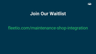 Simplifying Fleet Maintenance for SMBs | PPT