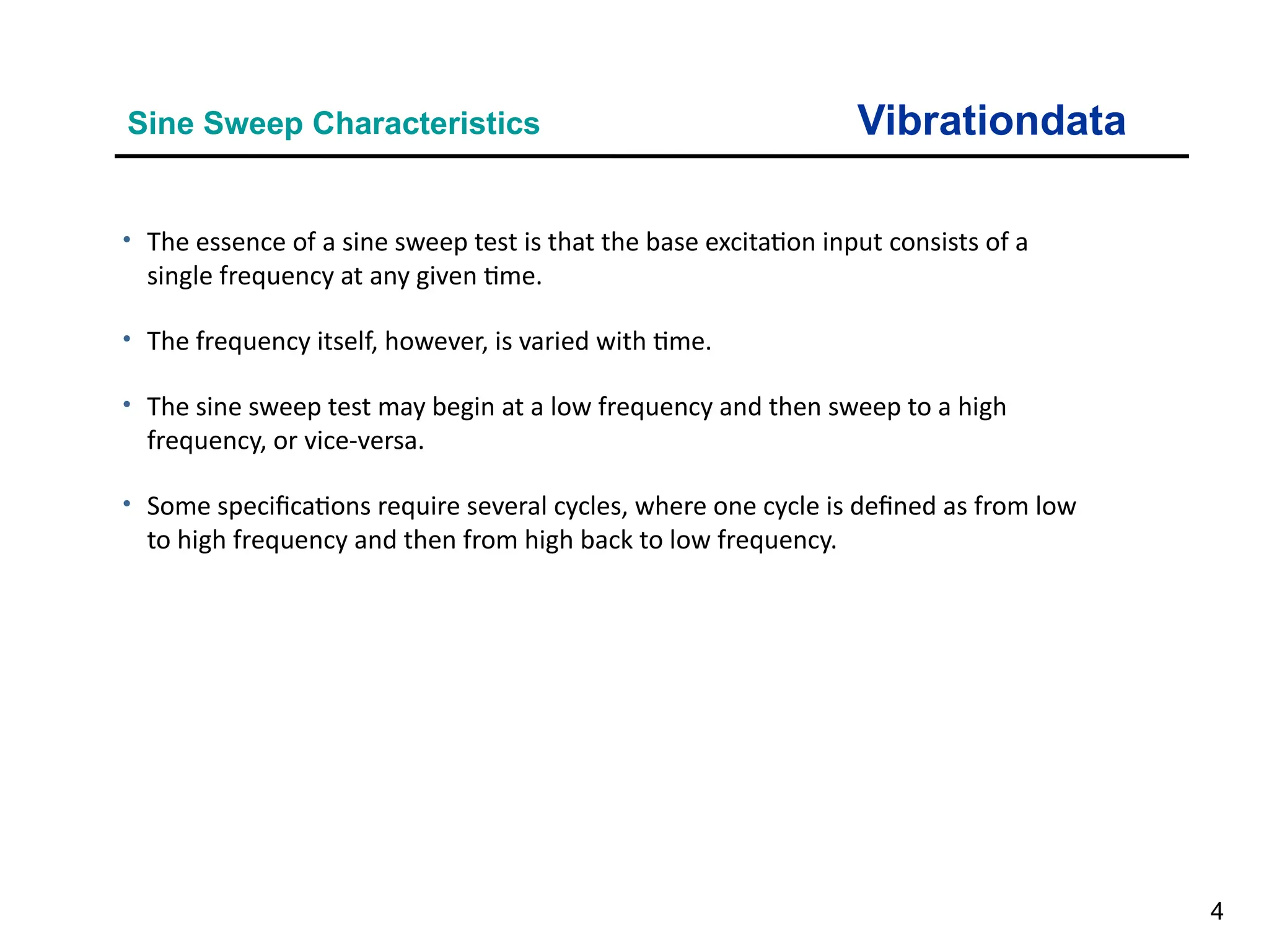 Sine sweep vibration testing details explained | PPTX