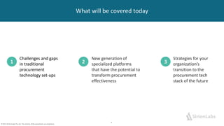 The Future of Procurement: Why is Technology Lagging Behind? | PDF