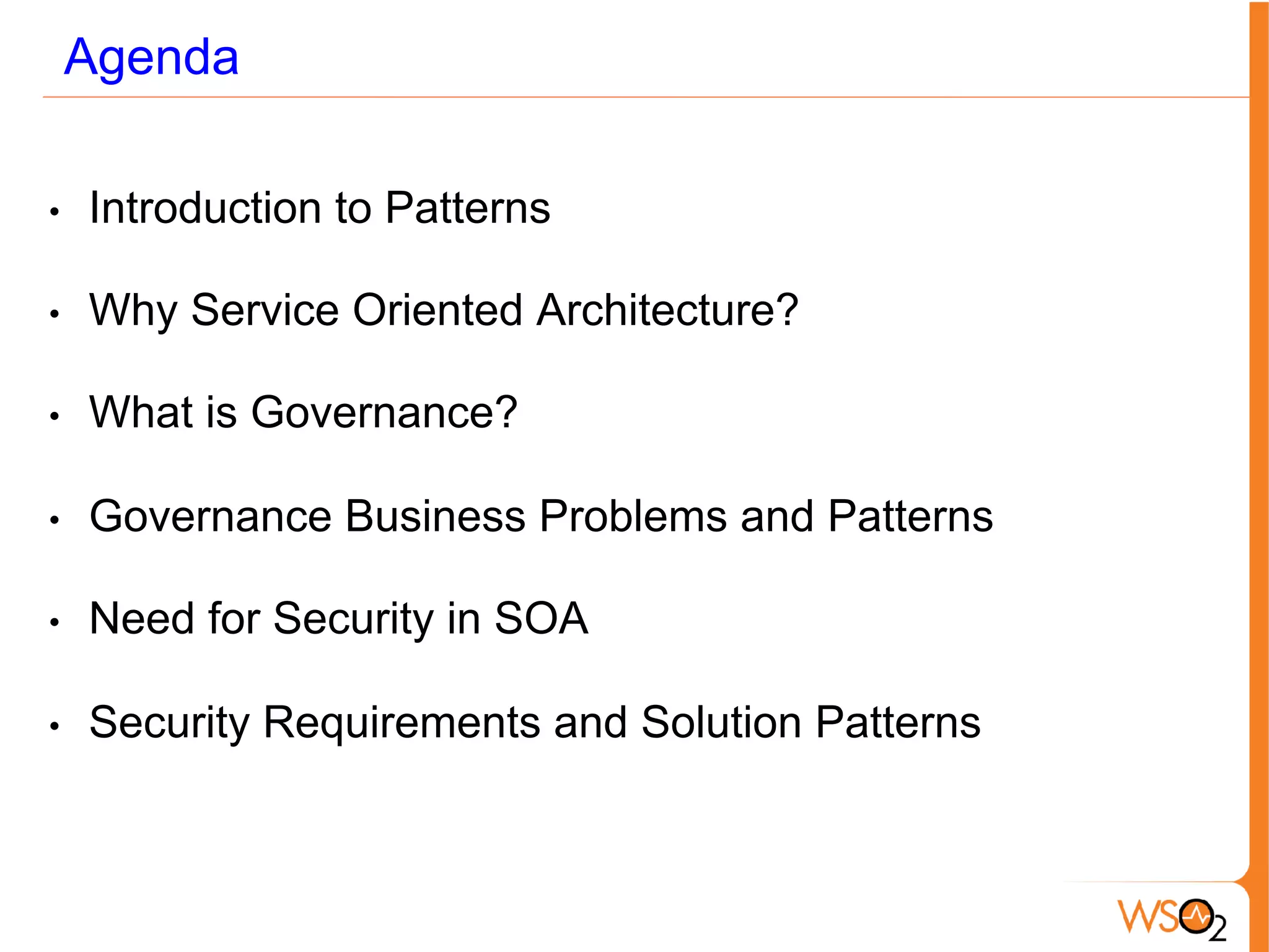 Governance and Security Solution Patterns | PDF