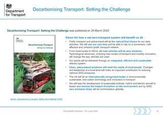 Decarbonising Transport by 2050 – the view from government | PPTX