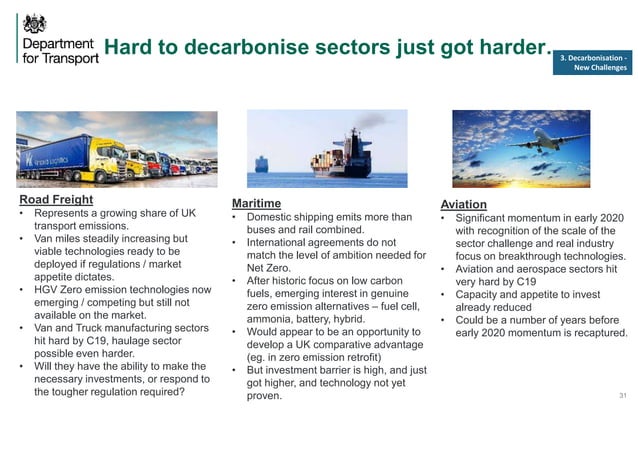 Decarbonising Transport by 2050 – the view from government | PPTX ...