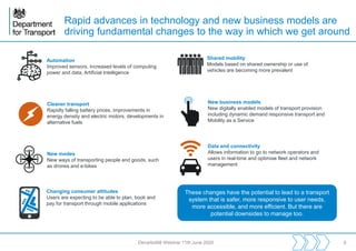 Decarbonising Transport by 2050 – the view from government | PPTX