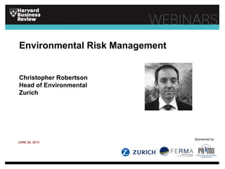 Environmental Risk Management | PPT