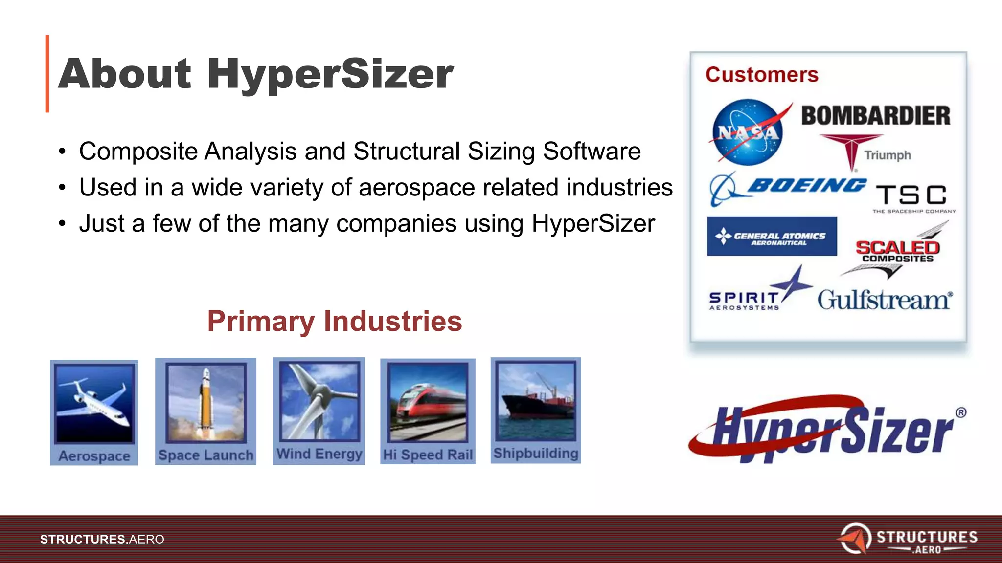 Rapid Optimization of Composites - HyperSizer Express and FEA | PPTX