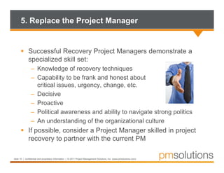 Practical Strategies for Project Recovery Webinar Slides | PDF
