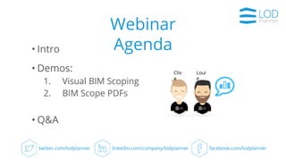 How to create a visual BIM Scope LOD/MPDT/MPS - for clearer contracting ...