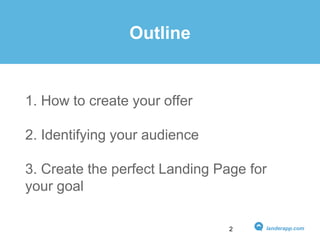 [Webinar] How to Create the Perfect Landing Page for Your Offer | PPTX