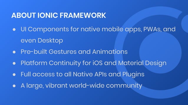 Introducing: Ionic Studio & Appflow A Better Way to Build Apps | PPT