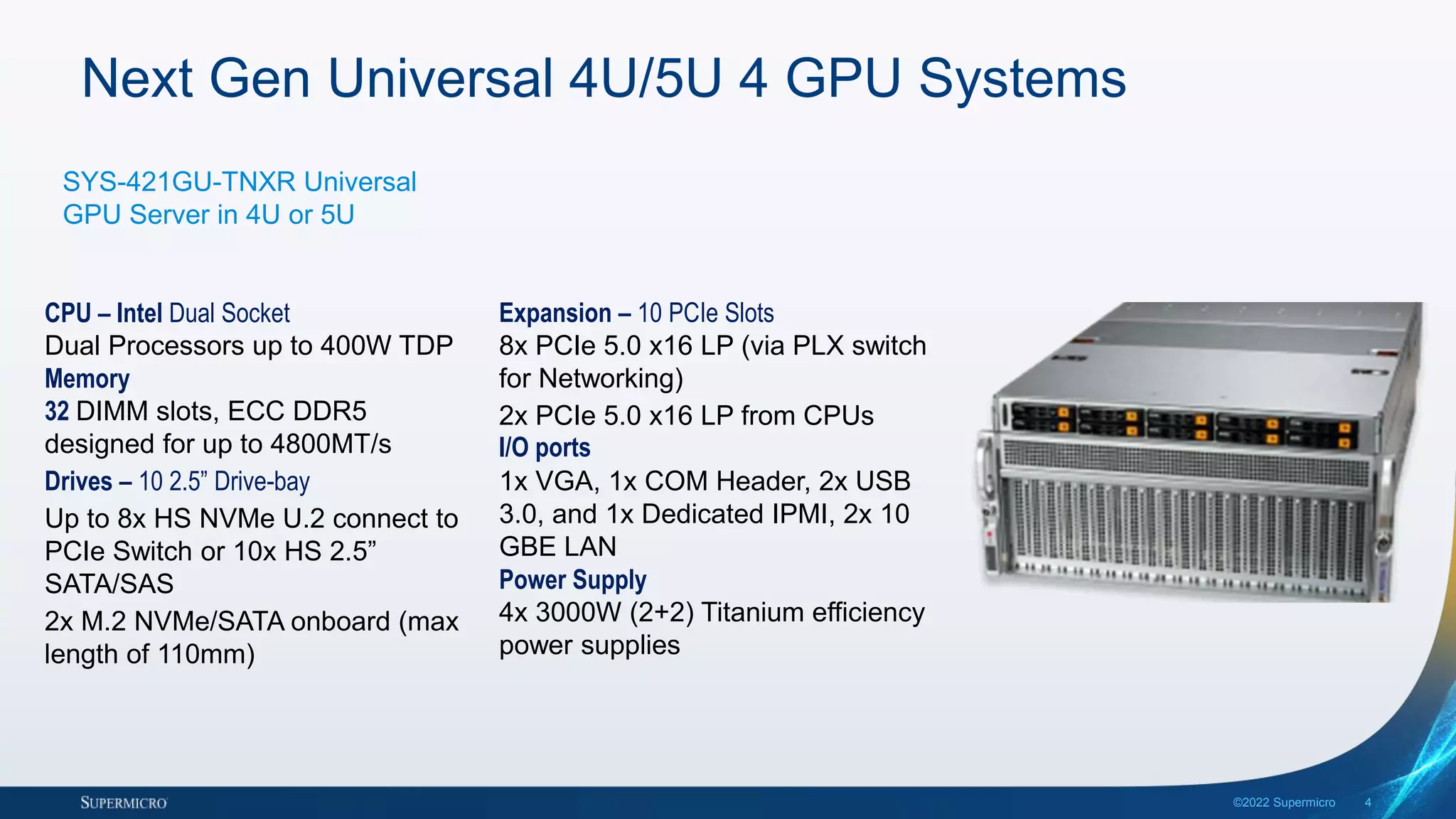 The Power of HPC with Next Generation Supermicro Systems | PPTX | Computer Peripherals | Computing
