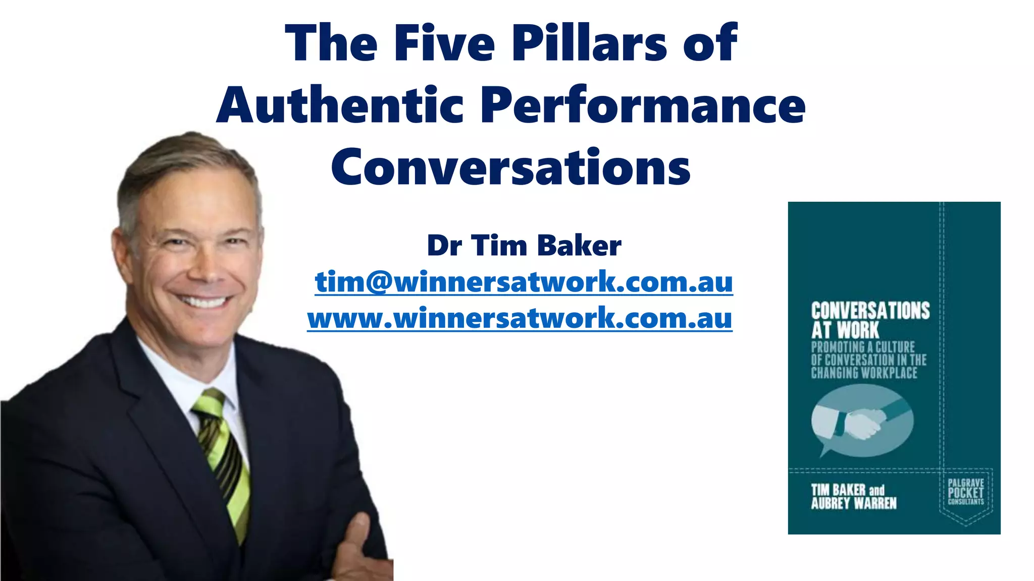 The five pillars of authentic conversations | PPTX