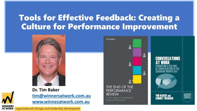 Tools for Effective Feedback | PPT