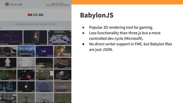 Tools for Visualizing Geospatial Data in a Web Browser | PPT