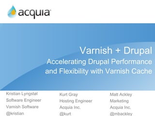 Varnish and Drupal- Accelerating Website Performance and Flexibility with Varnish Cache | PPT