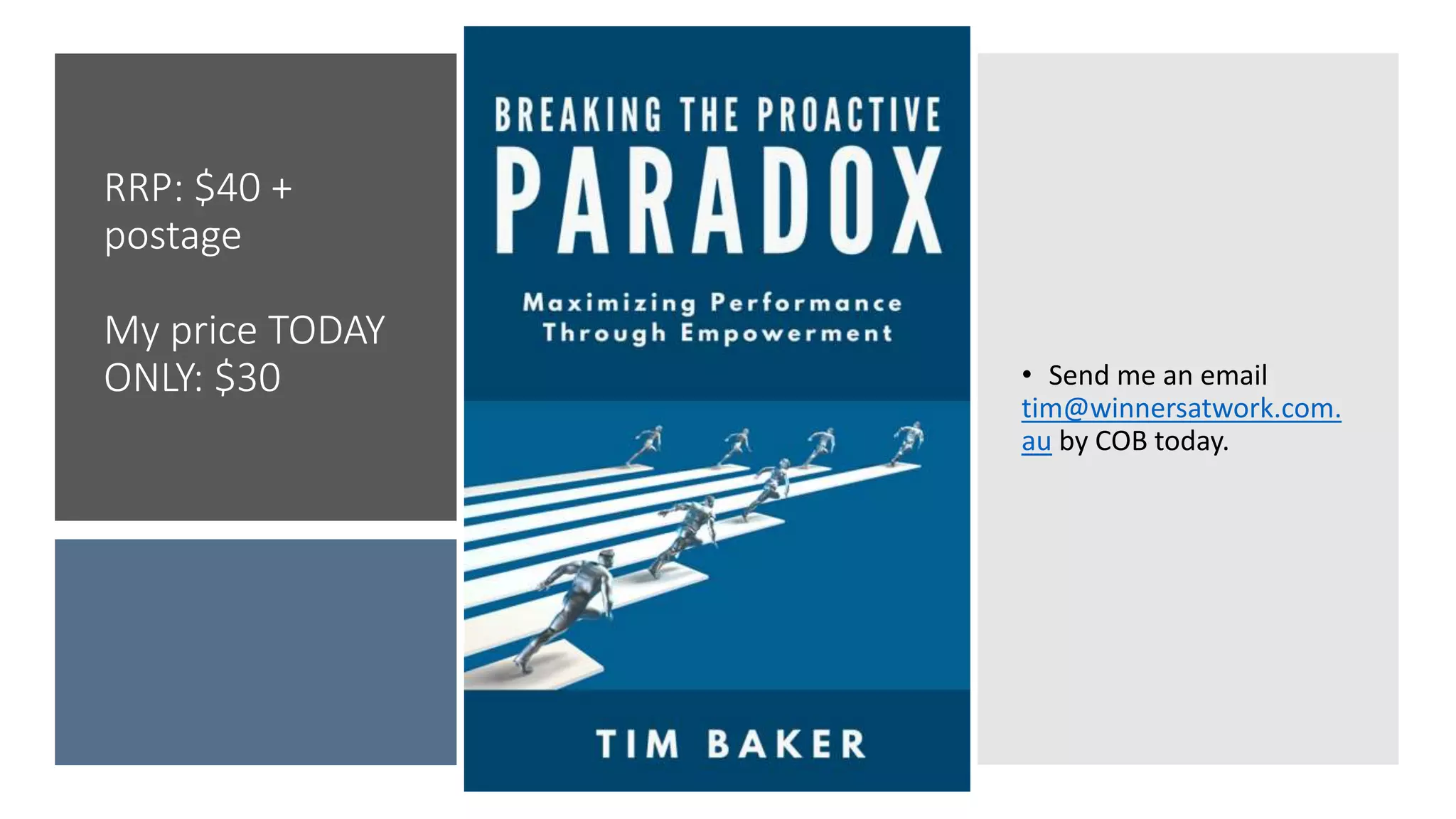 The Proactive Paradox: Why Are Employees So Reactive? | PPTX | Human ...