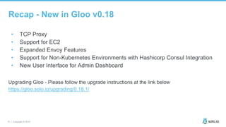 What's New in Gloo v0.18 | PPTX