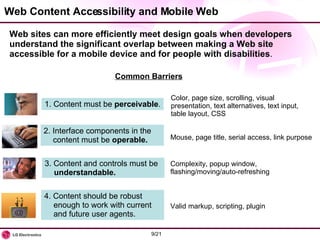 Web In Extreme Environment: Beyond Cross Browsing | PPT