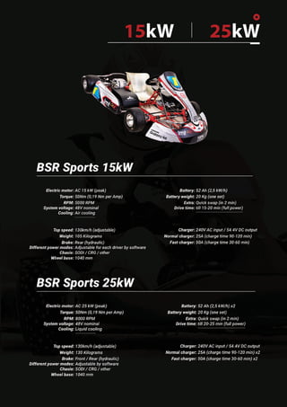 Blue Shock Race electric karts | PDF | Racing Video Games | Video Game Genres