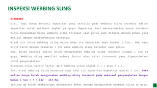 Webing Sling for lifting, slinging, and rigging.pptx