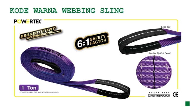 Webing Sling for lifting, slinging, and rigging.pptx