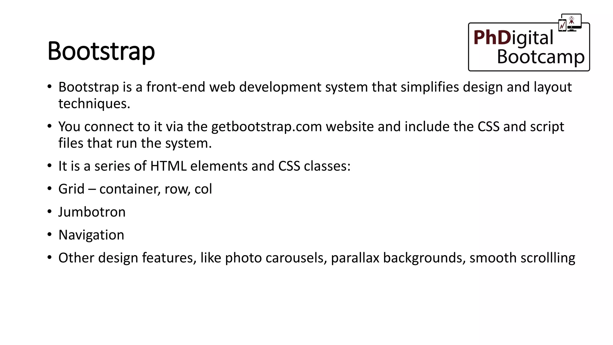 PhDigital 2020: Web Development | PPTX