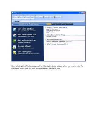 HP WebInspect | PDF