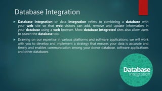 Web Database integration | PPTX