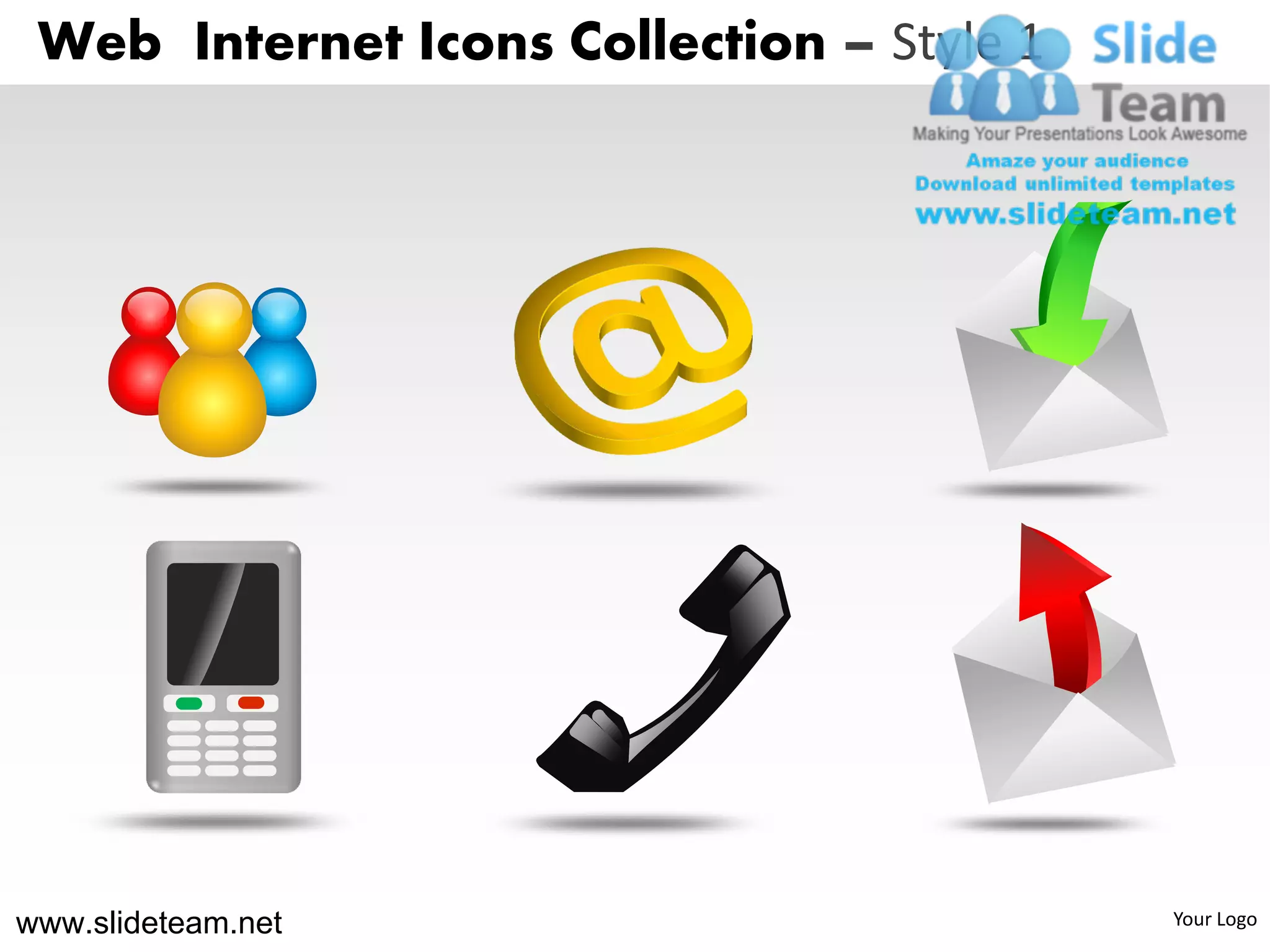 Web internet icons mobile device save social laptop collection design 1 ...