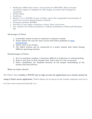 Web and internet technology notes for BCA students | PDF
