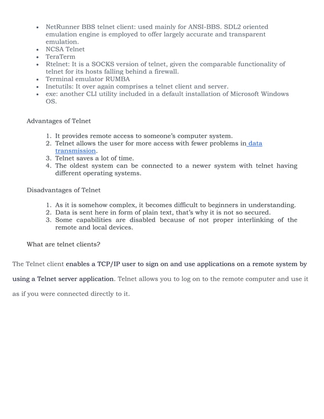 Web and internet technology notes for BCA students | PDF