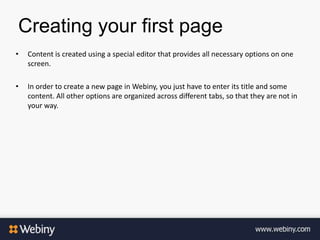 Webiny CMS Starter Guide | PPTX