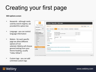 Webiny CMS Starter Guide | PPTX