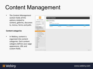 Webiny CMS Starter Guide | PPTX