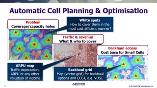Advanced Cellular Design and Automatic Optimisation in the Small Cell ...