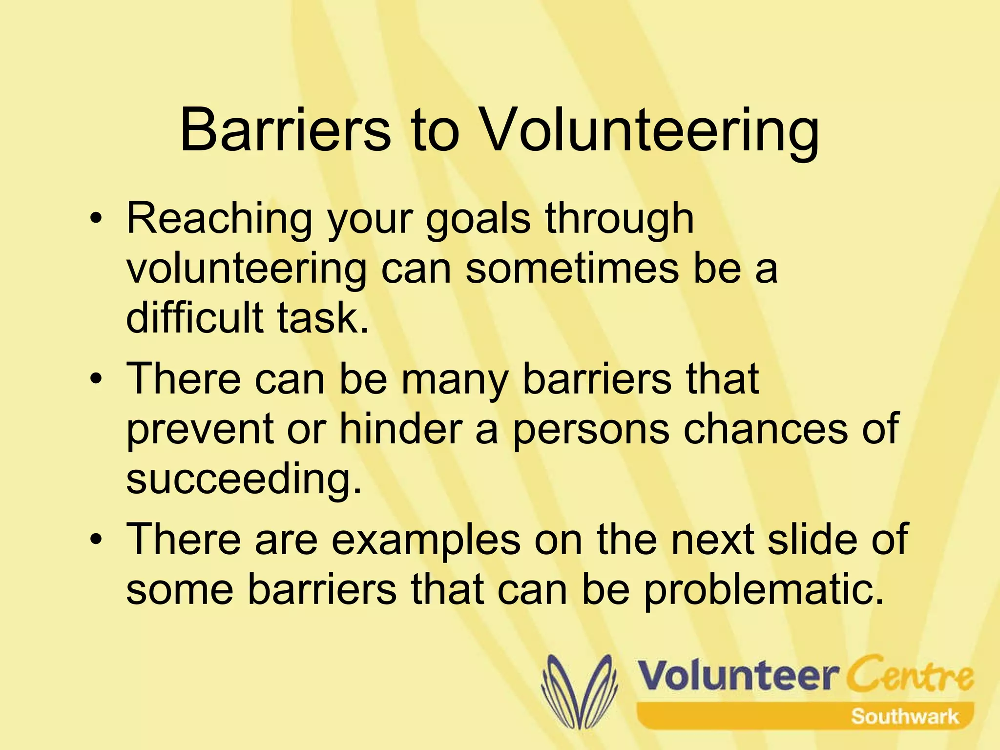 Introduction to Volunteering II | PPT