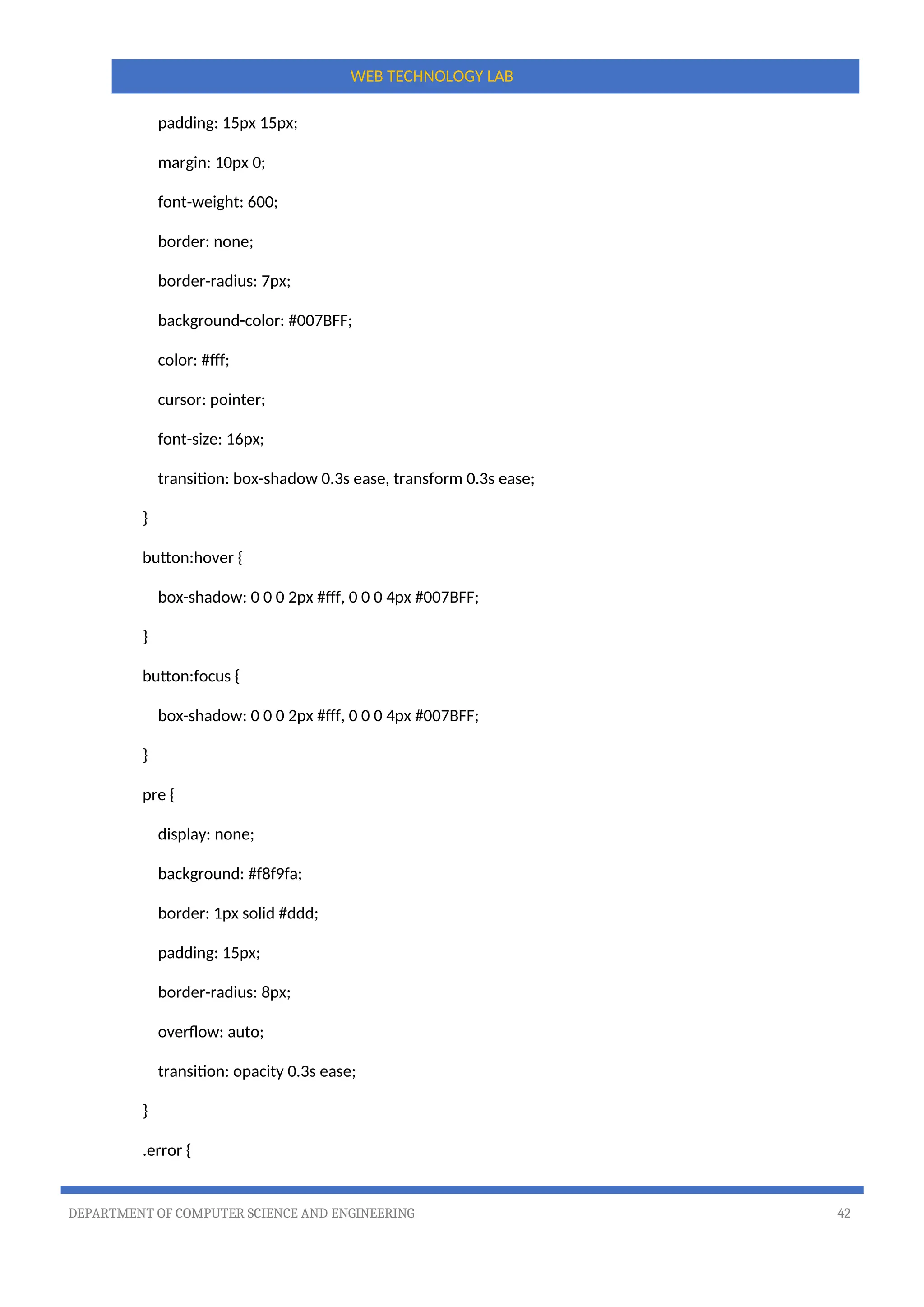 web lab manual for fifth semester BE course fifth semester vtu belgaum ...