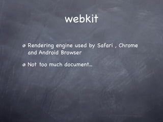 Browsers on Android (Webkit,chromium) | PPT | Free Download