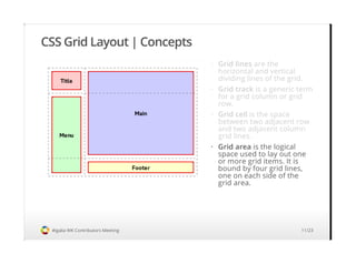 CSS Grid Layout. Implementation status and roadmap (Webkit Contributors Meeting April 2014) | PPT