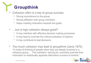 Issues in Group Decision Making | PPT | Business | Business and Finance