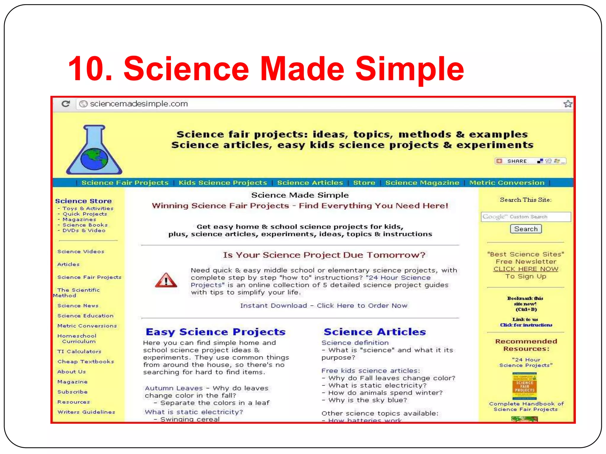 Web Learning Resources | PPTX