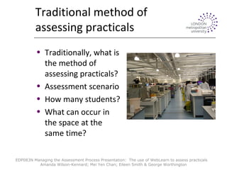 WebLearn to assess practicals | PPT | Web Development | Internet