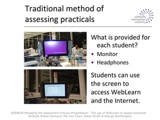 WebLearn to assess practicals | PPT | Web Development | Internet