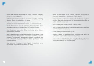 Web list of public customs warehouse 11 mayo | PDF