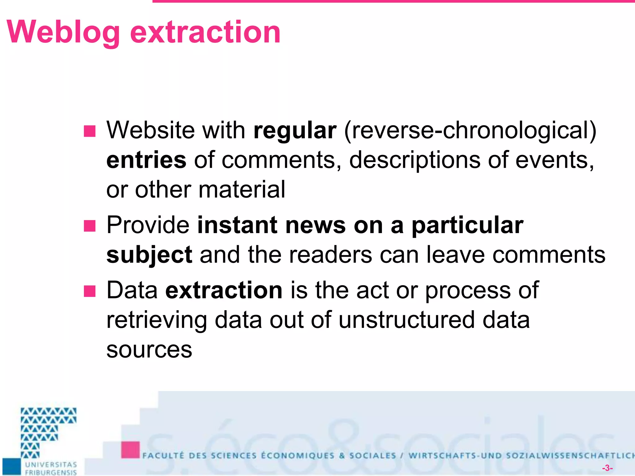 Weblog Extraction With Fuzzy Classification Methods Pptx