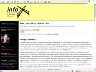 Weblogi (blogi) – nowe narzedzie komunikacji w nauce | PPT