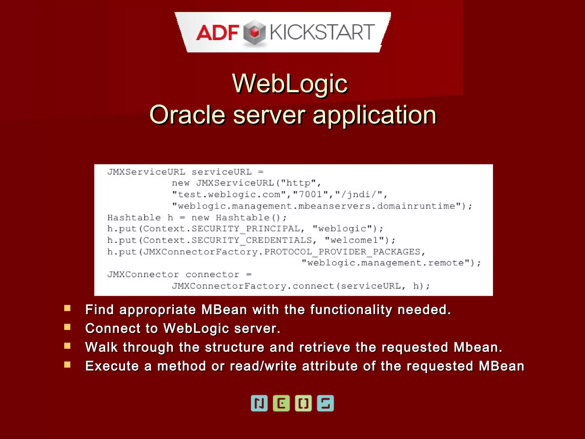 Weblogic Oracle Server Aplication Neos Ppt