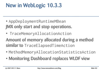 Oracle WebLogic: Feature Timeline from WLS9 to WLS 12c | PPT
