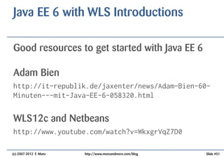 Oracle WebLogic: Feature Timeline from WLS9 to WLS 12c