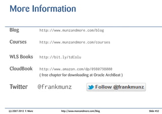 Oracle WebLogic: Feature Timeline from WLS9 to WLS 12c | PPT