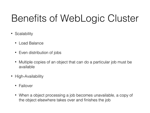 Weblogic Configuration And Administration Ppt